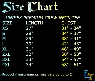 Short Sleeve Unisex Crew Neck Guide